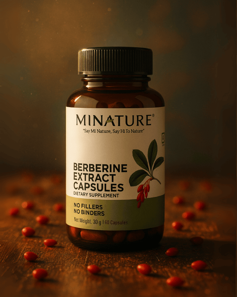 Natural Berberine Extract Capsules | Minature | Supplements – Ayurveda ...