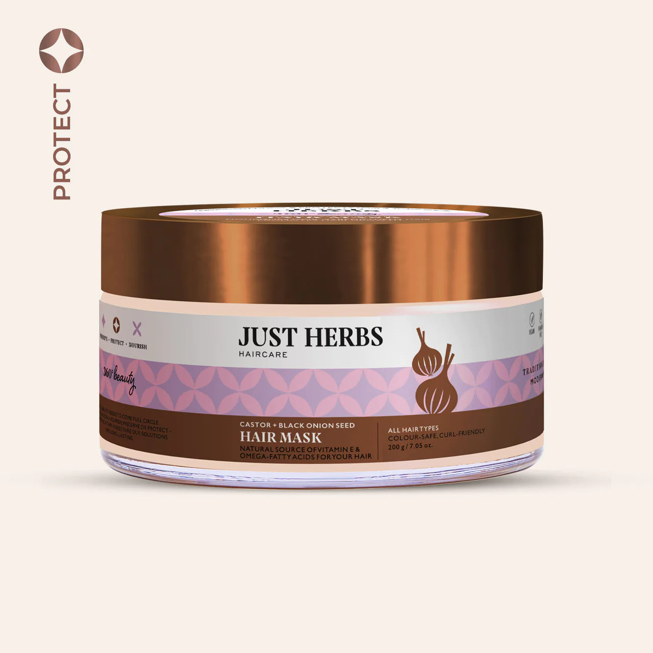 Castor & Black Onion Seed Hair Mask | Ayurveda | Just Herbs – Ayurveda ...