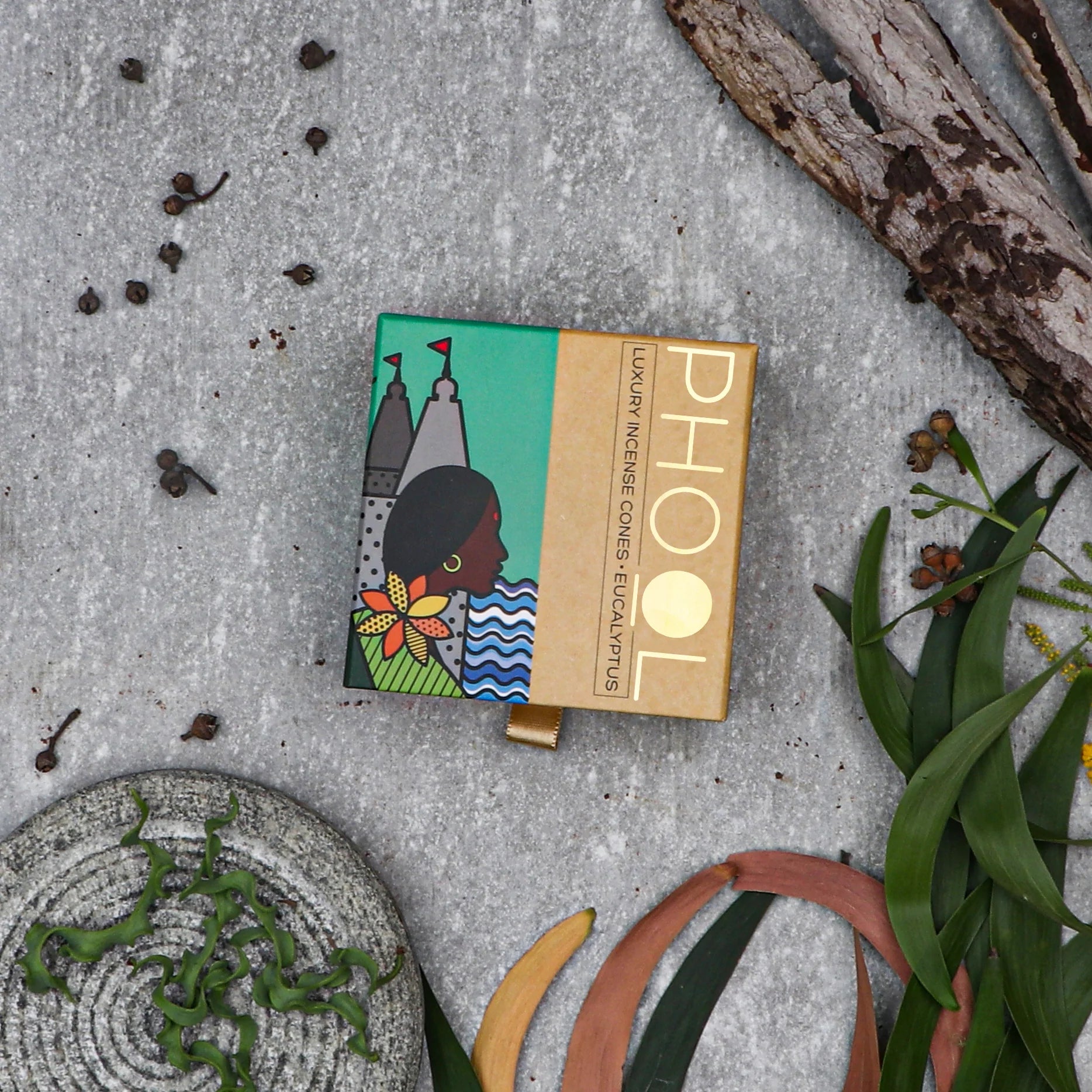 Eucalyptus Incense Cones - Phool Natural (Dhoop) Sustainable Vegan ...